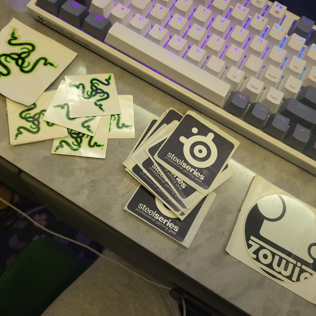 Original Razer Tatoo Original Steelseries sticker Original Zowie ...
