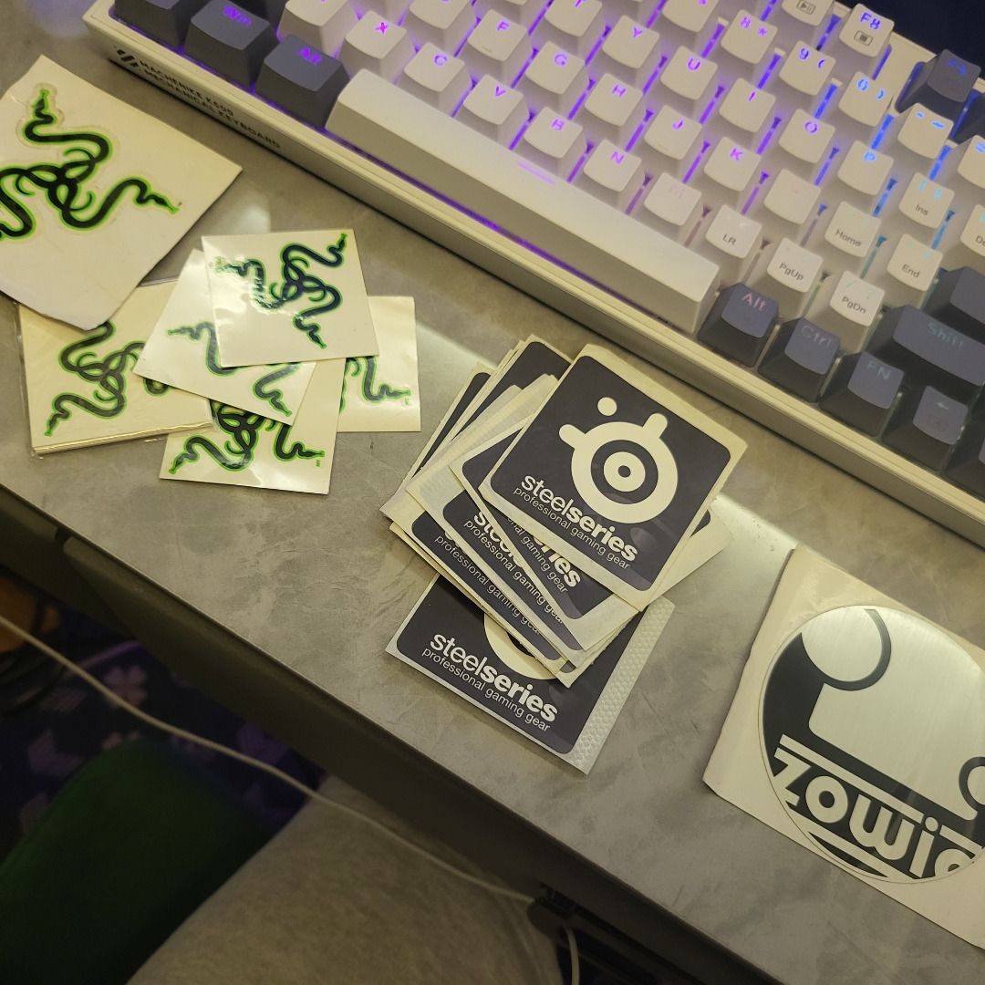 Original Razer Tatoo Original Steelseries sticker Original Zowie ...