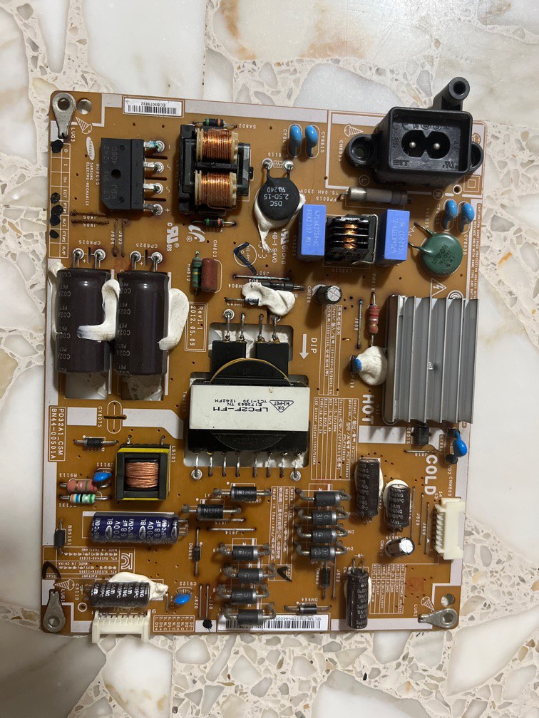Original Samsung power board (spoiled), TV & Home Appliances, TV ...