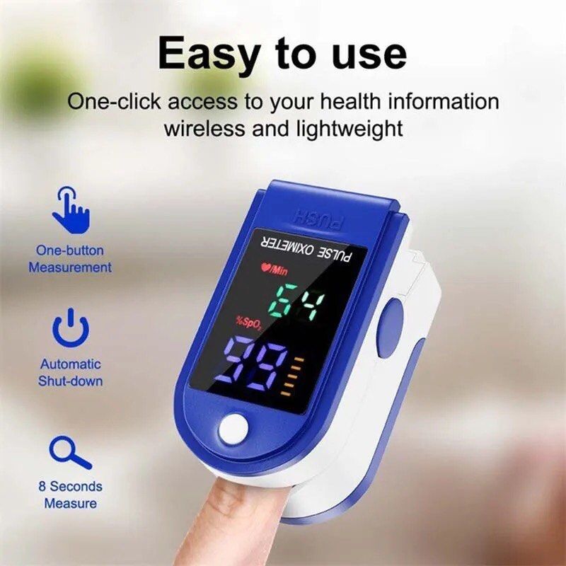 Oxygen Pulse Oximeter, Health & Nutrition, Health Monitors & Weighing ...