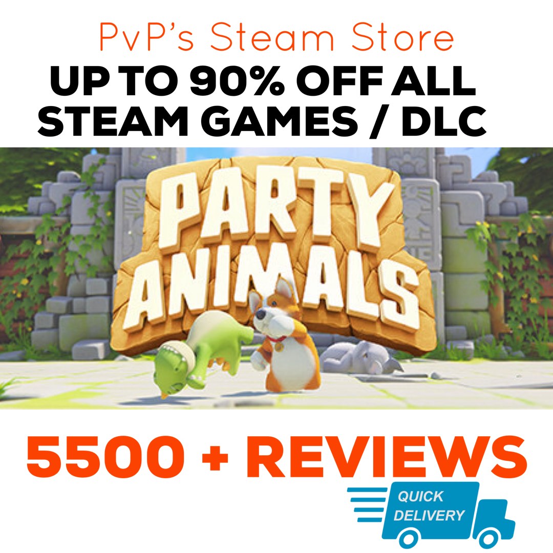 Party Animals [Steam Games], Video Gaming, Video Games, Others on Carousell
