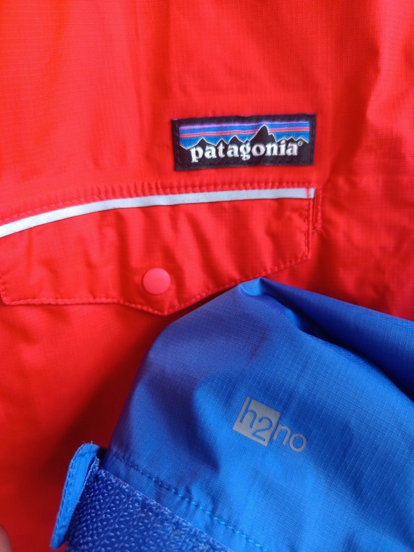 Patagonia torrentshell h2no rain jacket 2 tone, Men's Fashion, Coats ...