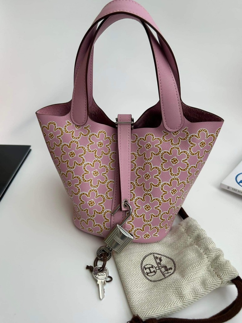 Picotin Micro Lucky Daisy Stamp U, Luxury, Bags & Wallets on Carousell