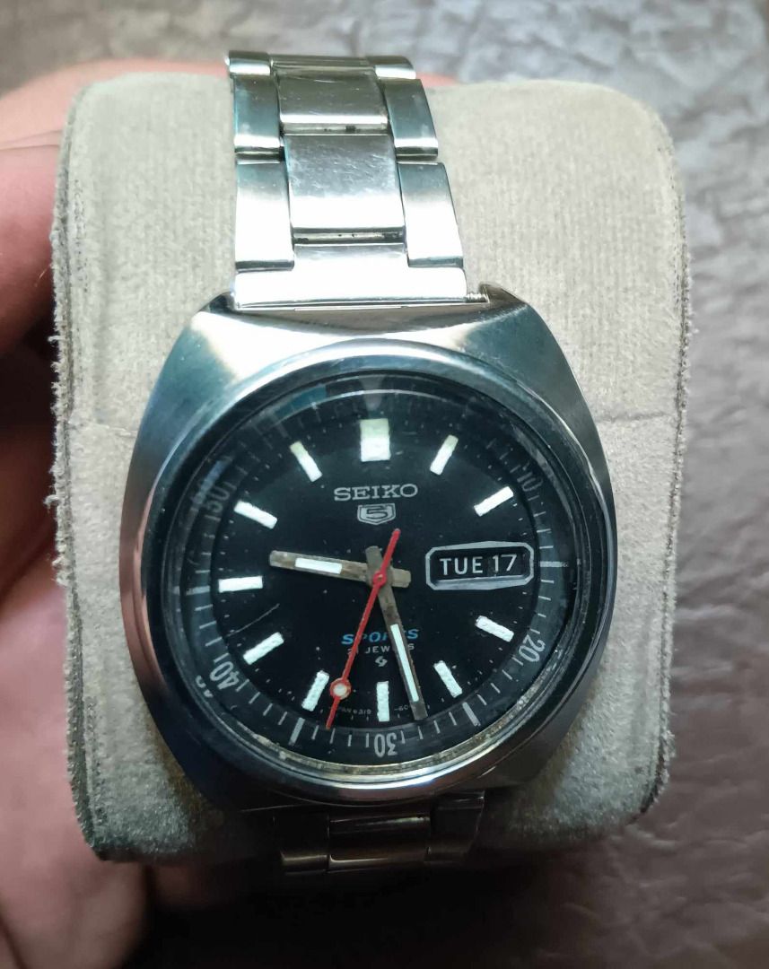 Picture 1 of 8 SEIKO 5 Sports 6319-6000 Automatic Men's Watch BMBY Jan ...