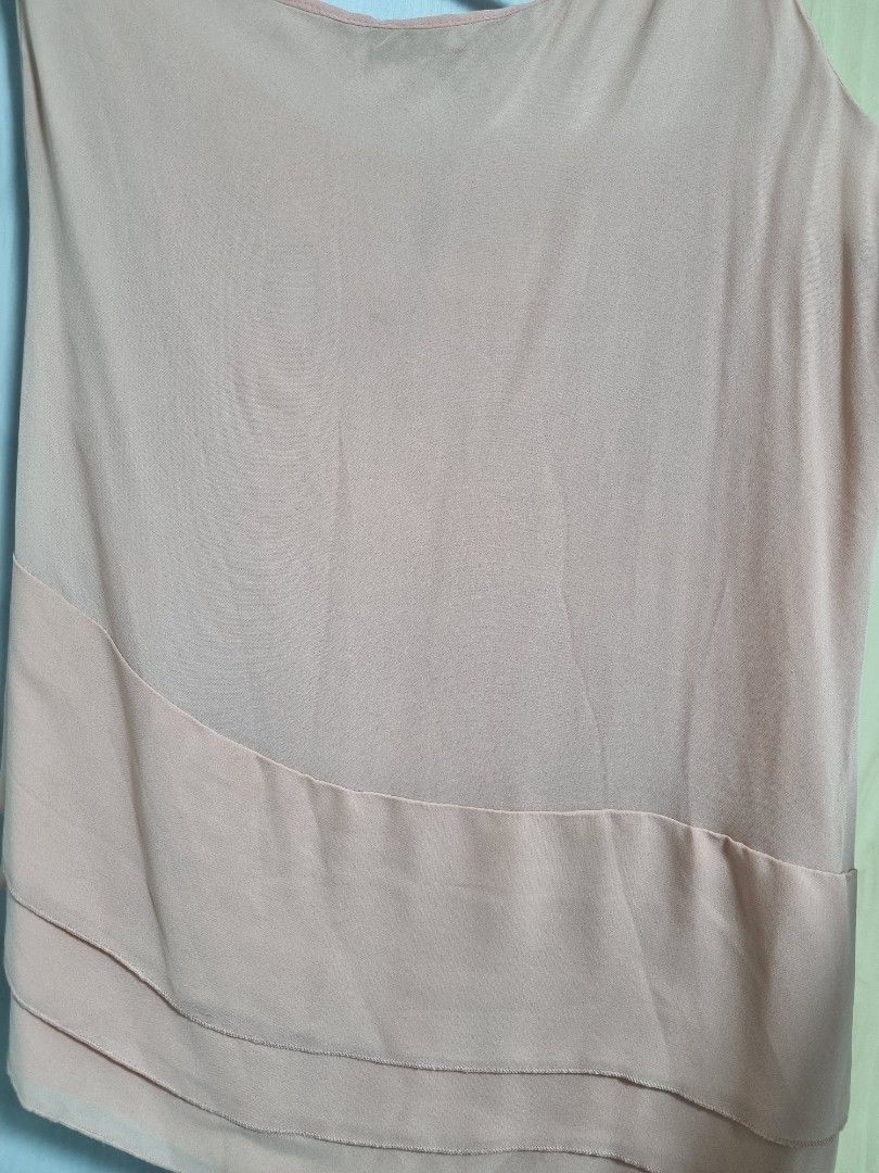 Pink Off Shoulder Toga Top, Women's Fashion, Tops, Blouses on Carousell