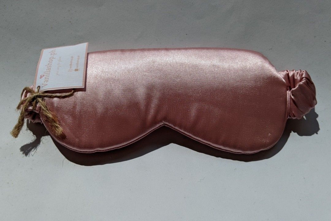 Pink satin sleep mask, Women's Fashion, Undergarments & Loungewear on ...