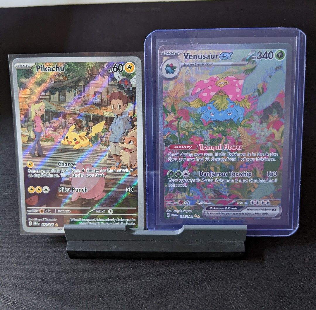 Pokemon 151 Venusaur SIR & Pikachu IR, Hobbies & Toys, Toys & Games on ...