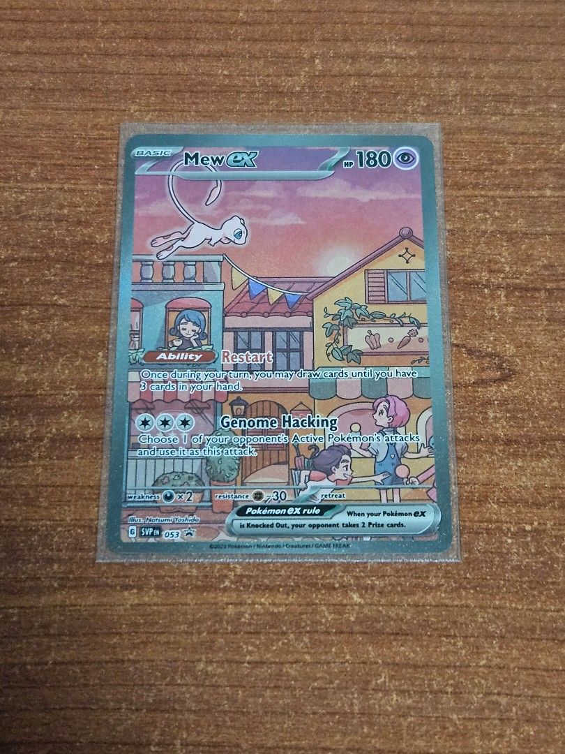 Pokemon TCG 151 UPC - Mew EX Promo, Hobbies & Toys, Toys & Games on ...