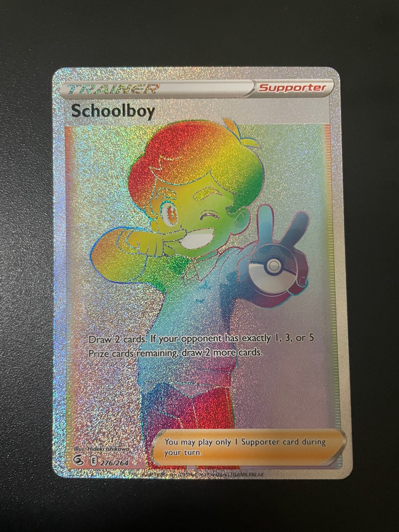 Pokemon TCG Schoolboy - 276/264 - Hyper Rare Sword & Shield: Fusion ...