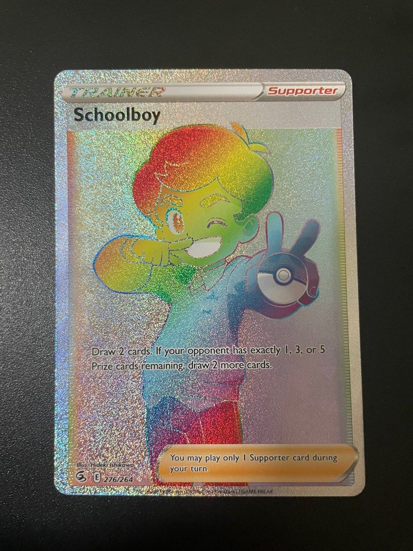 Pokemon TCG Schoolboy - 276/264 - Hyper Rare Sword & Shield: Fusion ...