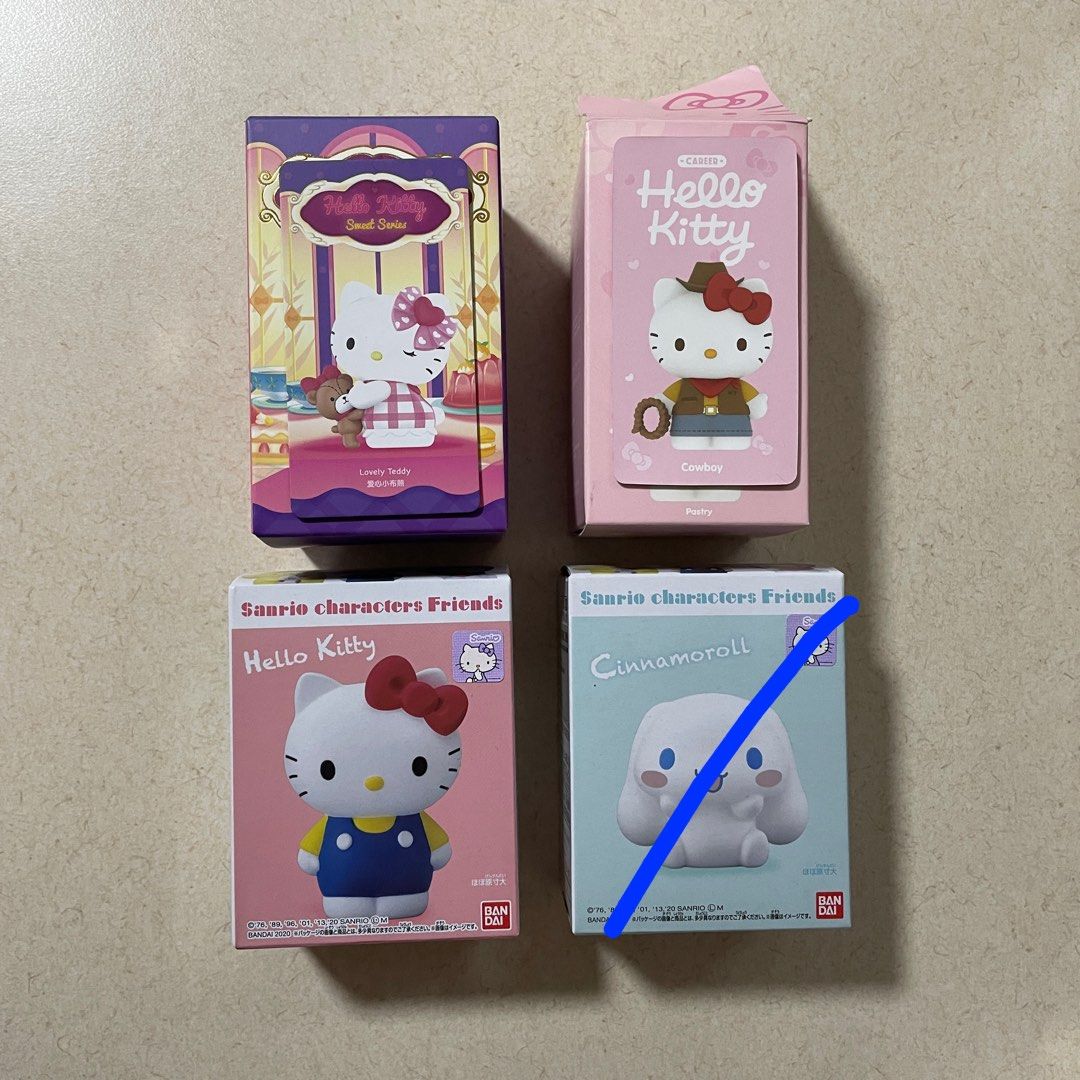 Popmart Sanrio Hello Kitty Sweet Series and Hello Kitty Career Series, Sanrio Character Friends ...