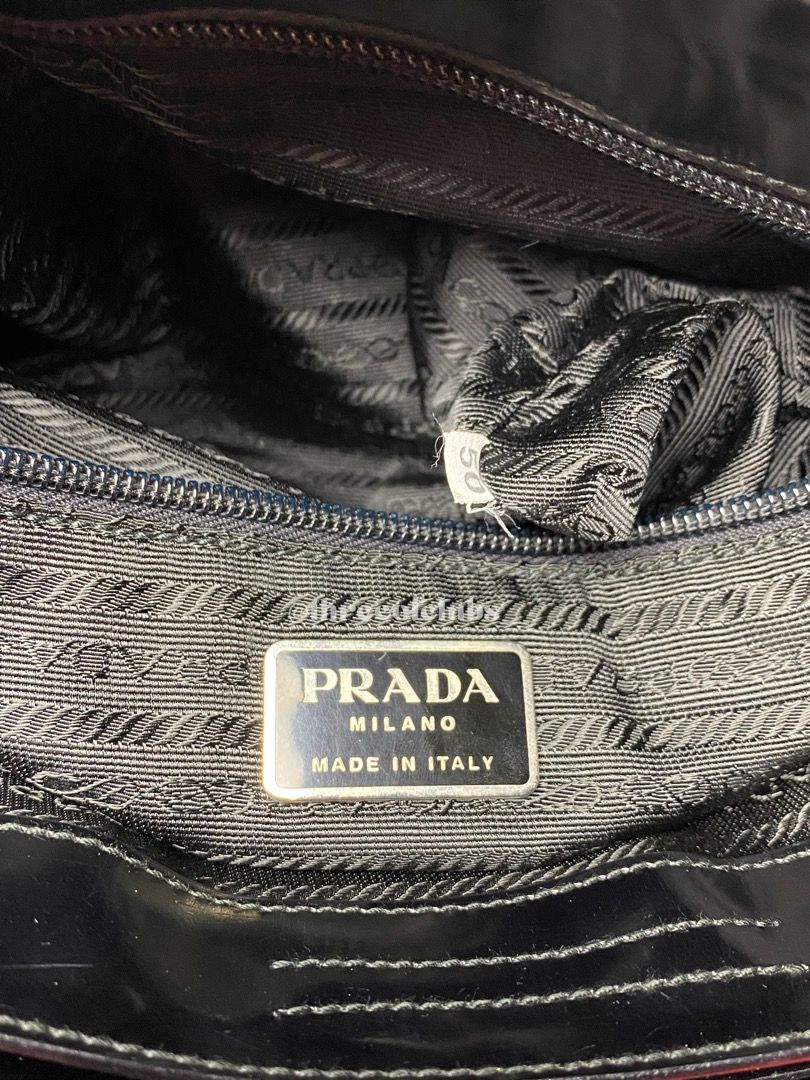 Prada Vintage Spazzolato Tote Shoulder Bag, Luxury, Bags & Wallets on Carousell