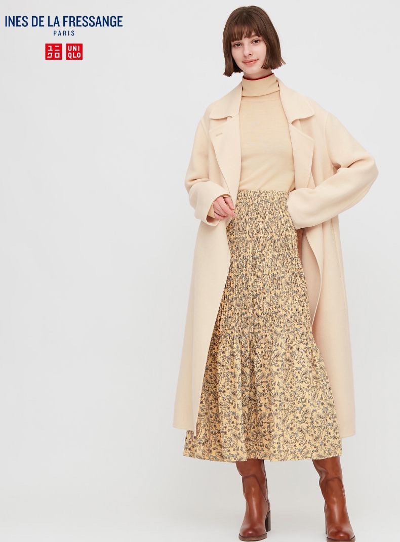 Preloved Rok Etnik by Uniqlo Ines de la Fresange, Fesyen Wanita ...