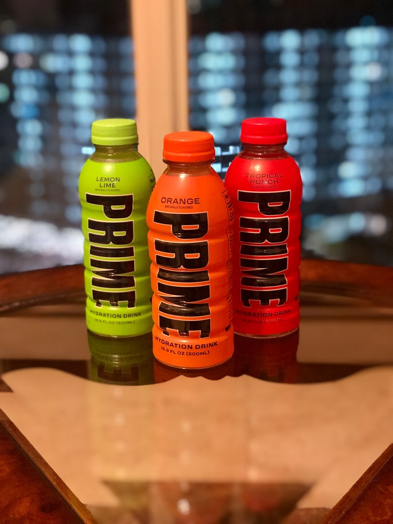 Prime [TRADE] - 3 Hydration Bottles, Food & Drinks, Beverages on Carousell