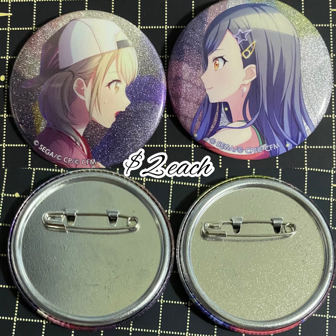 Project sekai badges - An & Kohane, Hobbies & Toys, Memorabilia ...