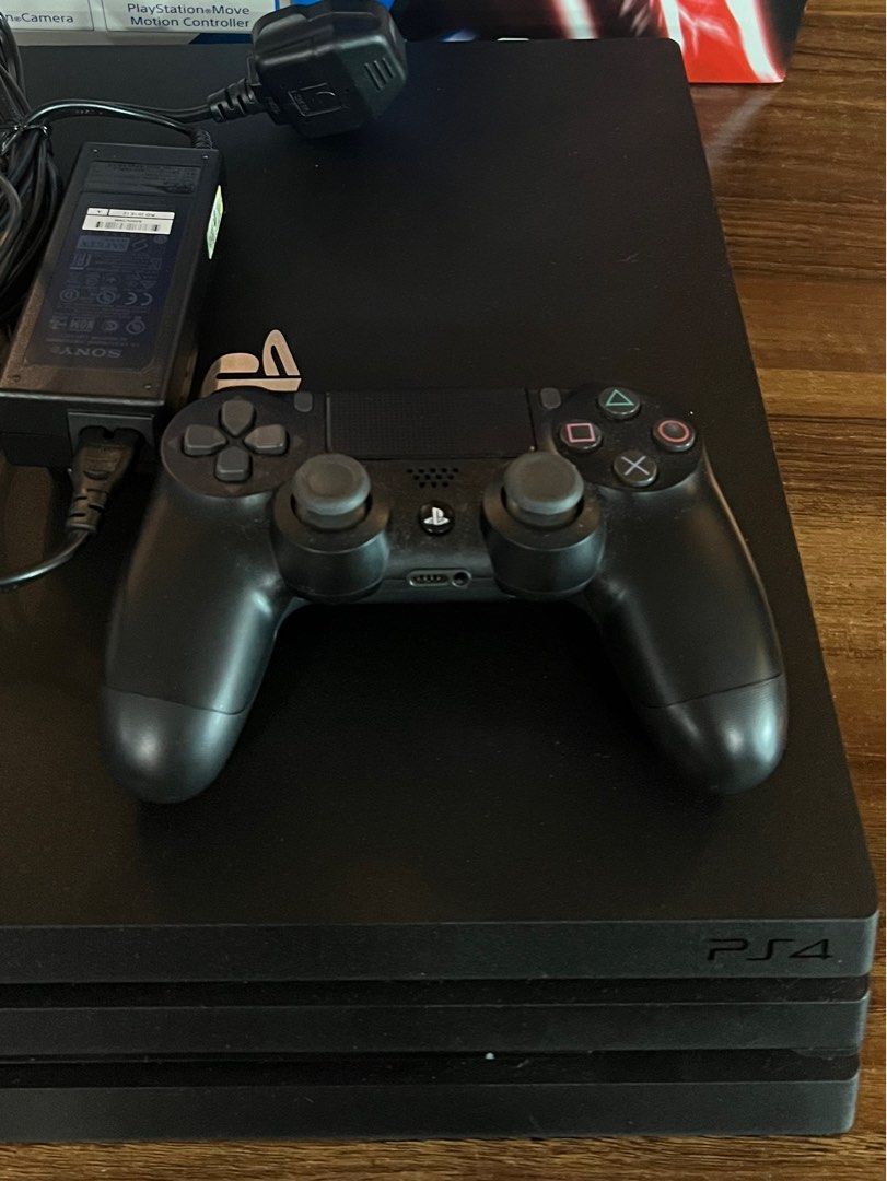 PS4 Pro + 1 Dualshock Controller, Video Gaming, Video Game Consoles ...