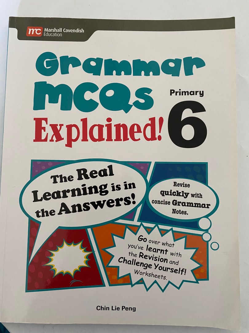 PSLE P6 Grammar MCQs Explained, Hobbies & Toys, Books & Magazines, Assessment Books on Carousell