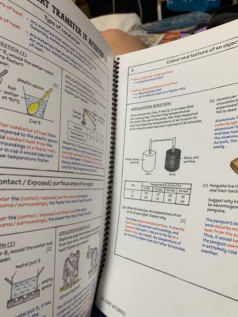 PSLE science sketch notes, Hobbies & Toys, Books & Magazines, Textbooks ...