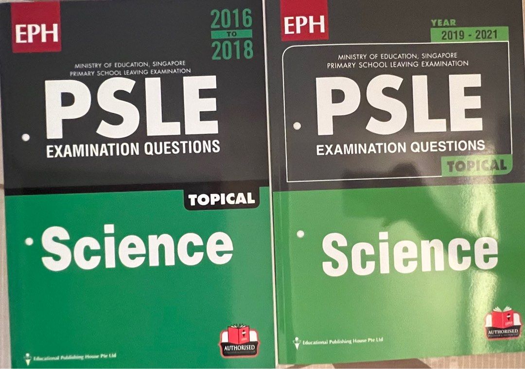 PSLE SCIENCE (Yearly and Topical) 2016-2021, Hobbies & Toys, Books ...