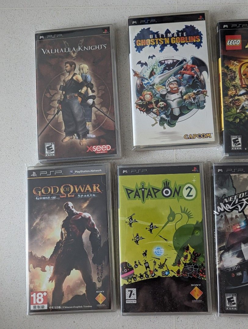 PSP Games Tekken 6 crazy taxi Lego Indiana Jones need for speed most ...