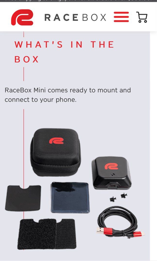 RaceBox Mini GPS Track Timer, Car Accessories, Accessories on Carousell