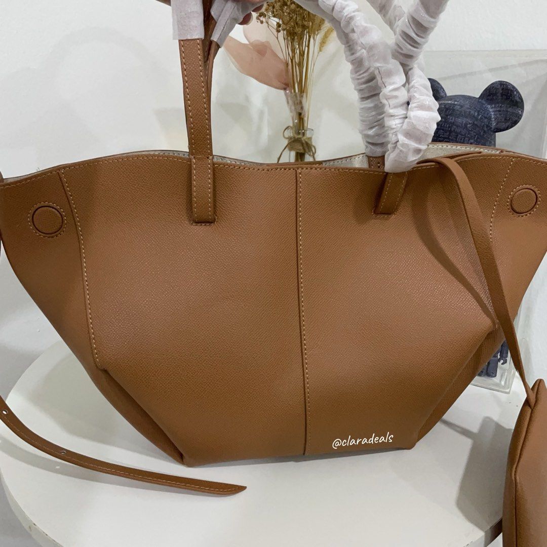 Polene Cyeme Tote Bag Small Brown, Women's Fashion, Bags & Wallets ...