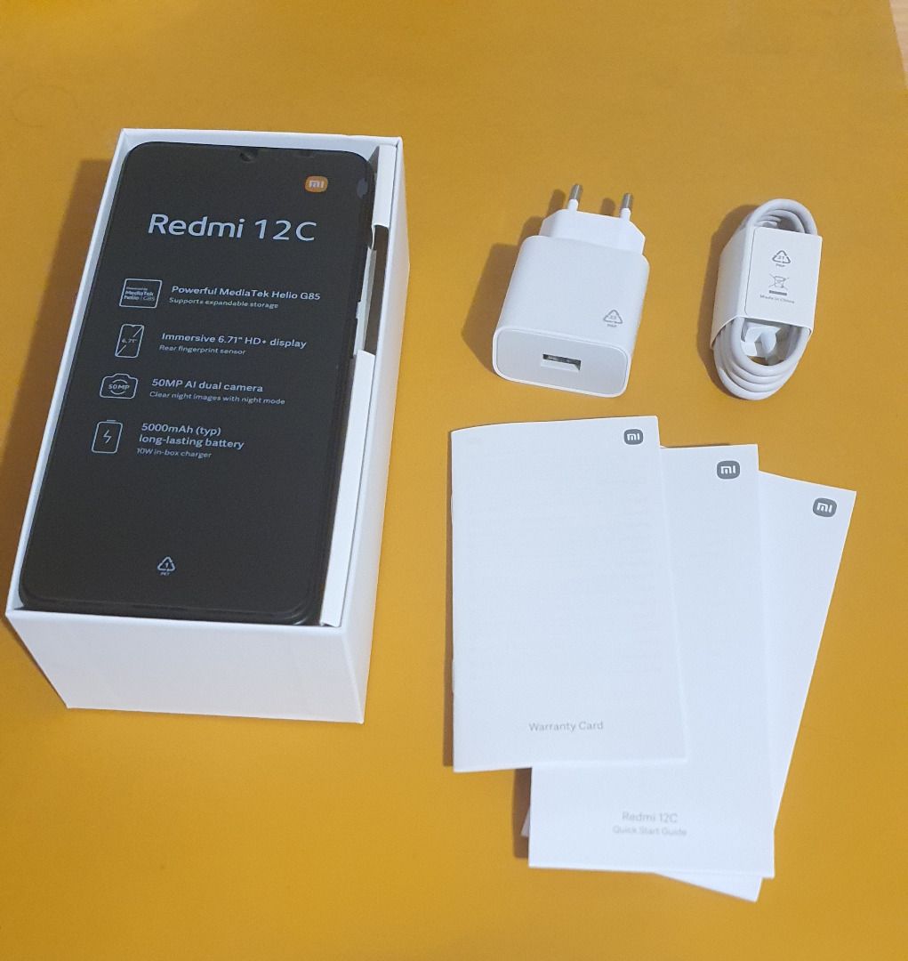 REDMI 12C 6GB RAM, 128 INTERNAL STORAGE VARIANT, Mobile Phones ...