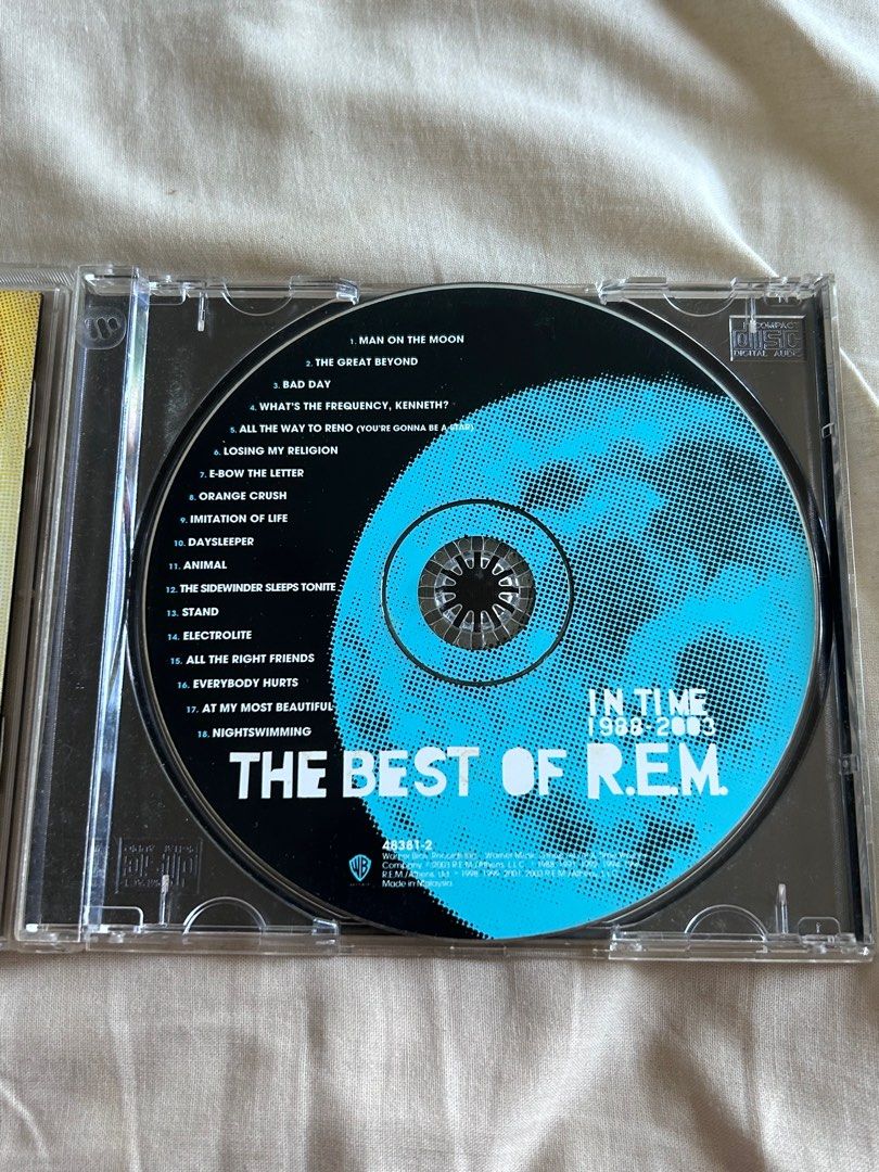 R.E.M - CD the Best Of REM in Time 1988 - 2003, Hobbies & Toys, Music ...