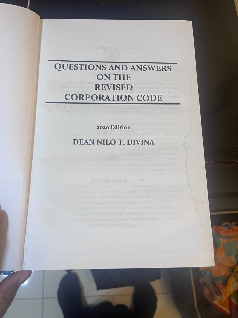 Revised Corporation Code Divina 2020, Hobbies & Toys, Books & Magazines ...