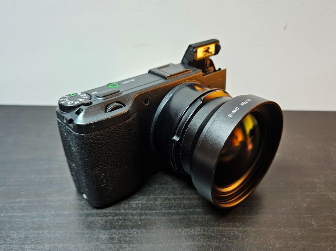 Ricoh GR 第1代 + 超廣角 21mm GW-3 + GH-3 轉接環, 攝影器材, 相機 - Carousell