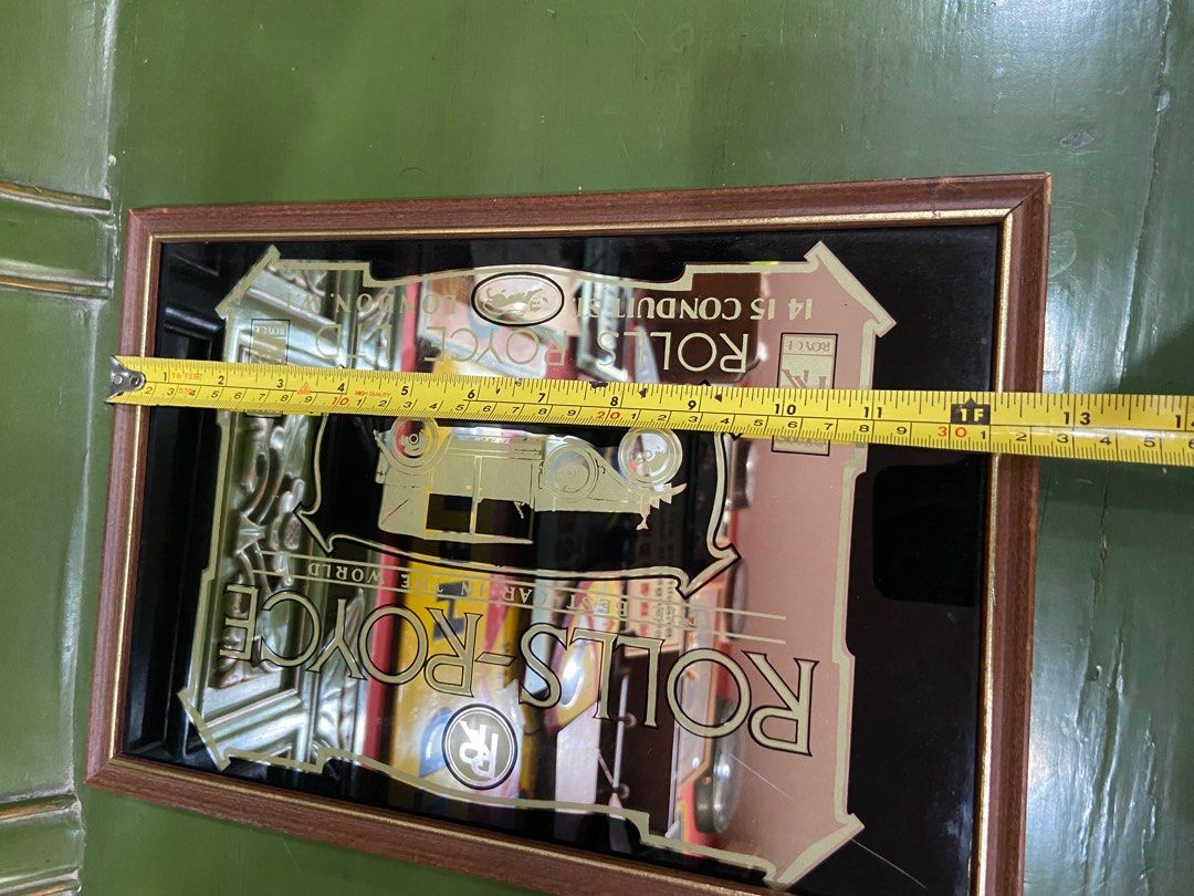 ROLLS ROYCE Advertising Mirror, Furniture & Home Living, Home Decor ...