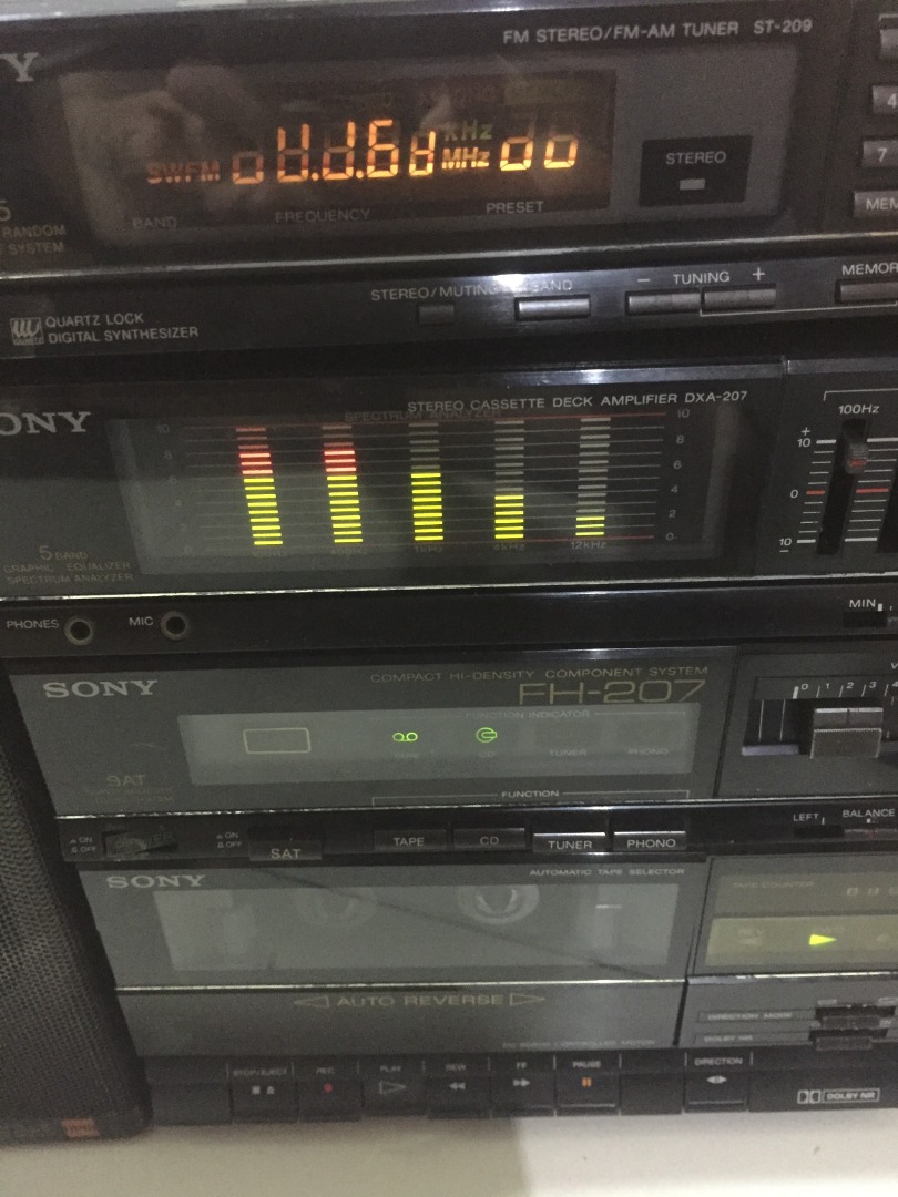 SALE !!! Sony FH-207 Compact Hi-Density Component System, Mini Hi-Fi ...