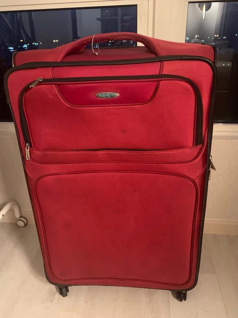 Samsonite red luggage, Hobbies & Toys, Travel, Luggage on Carousell