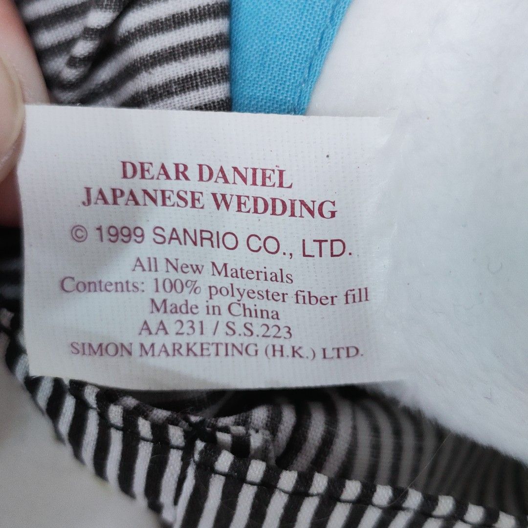 Sanrio Dear Daniel Japanese Wedding Plushie, Hobbies & Toys, Toys ...