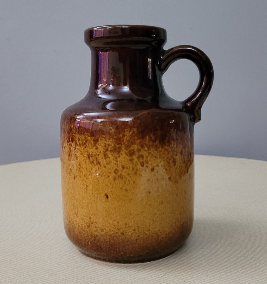 Scheurich West Germany pottery pitcher jug vase, Furniture & Home ...
