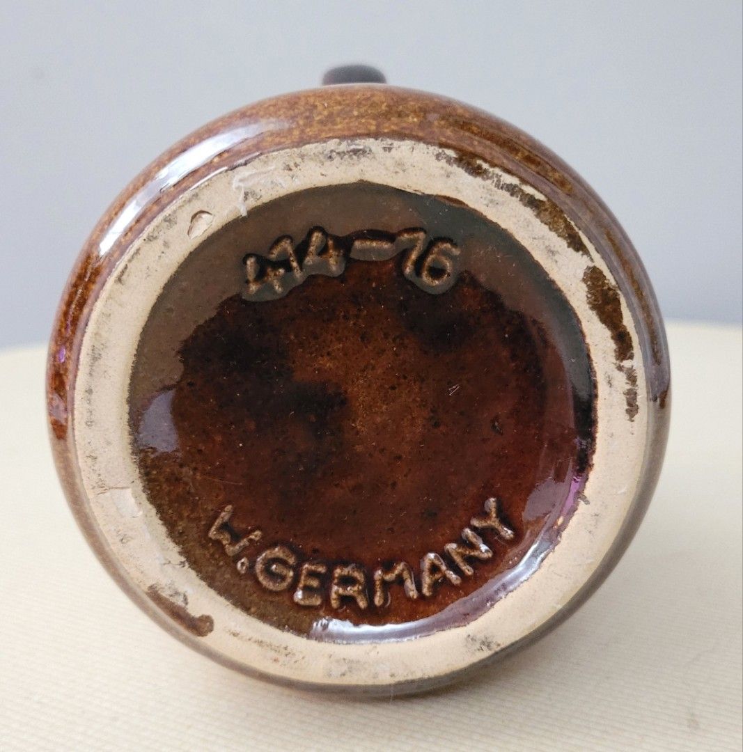 Scheurich West Germany pottery pitcher jug vase, Furniture & Home ...