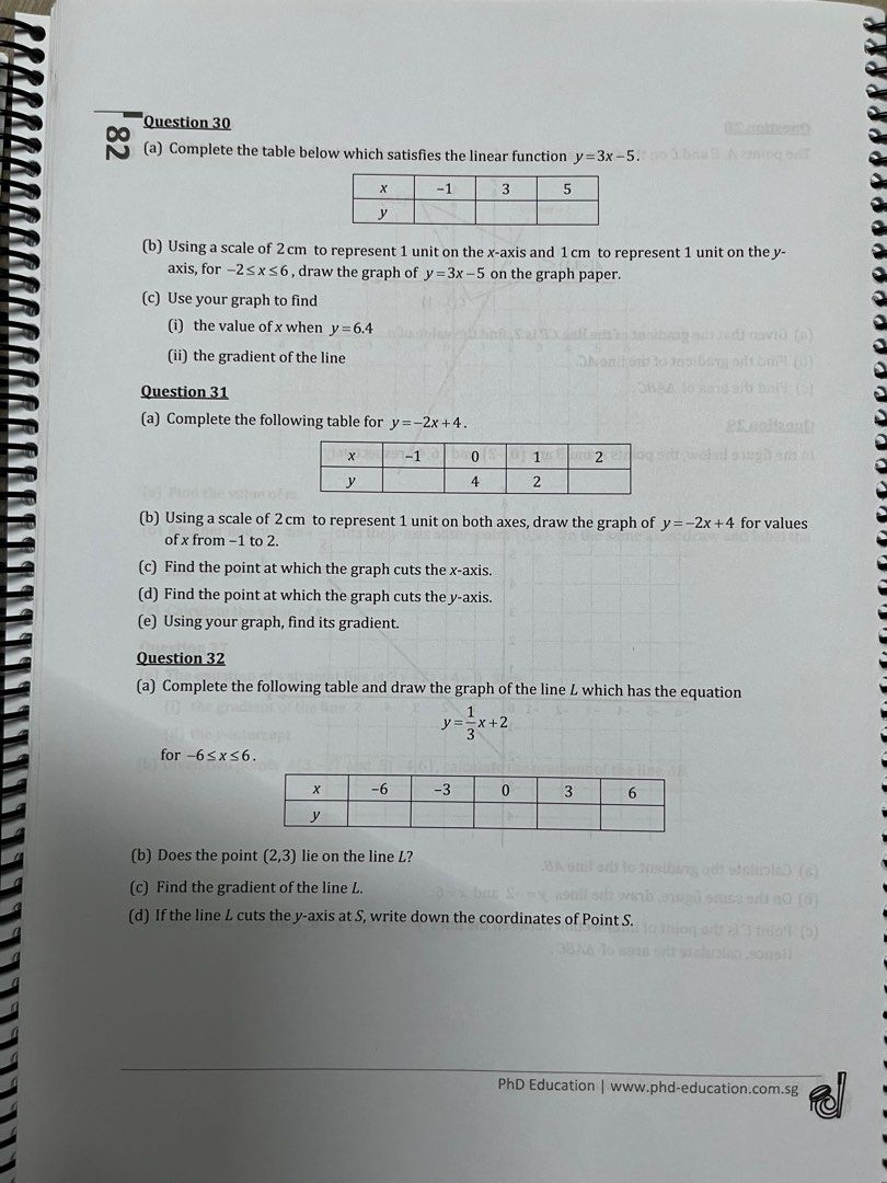 sec 1 math exam package answer and question booklet, Hobbies & Toys ...