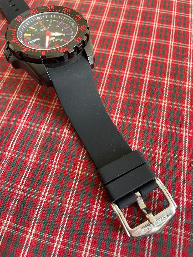 Seiko 5 Diver Monster Skeleton back Auto, Luxury, Watches on Carousell
