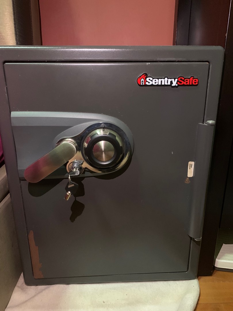 Sentrysafe fire & water resistance safe box, Furniture & Home Living ...