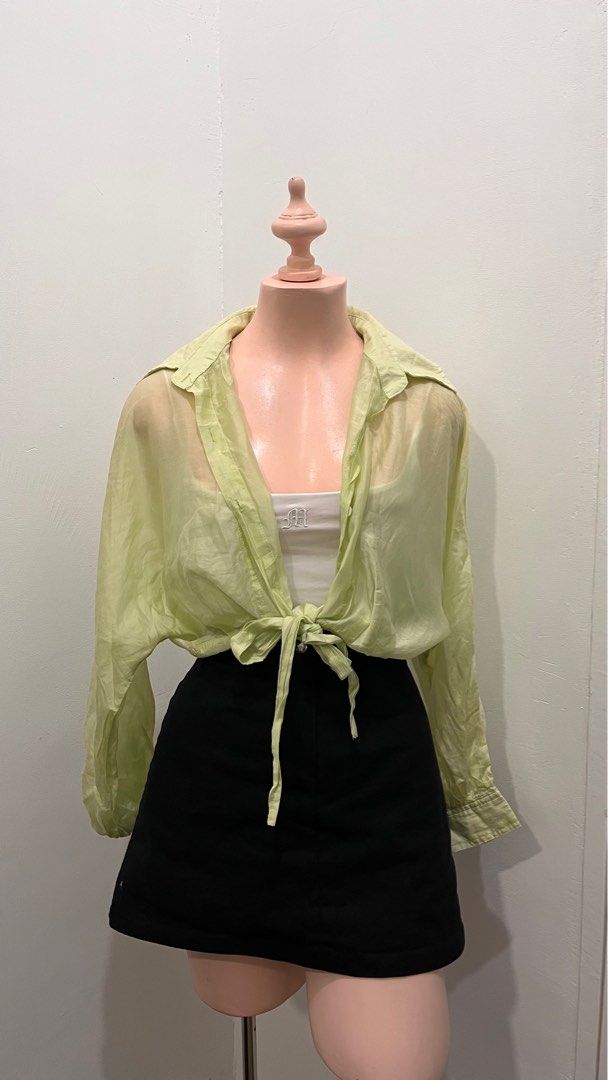 Sheer Top, Women's Fashion, Tops, Others Tops on Carousell