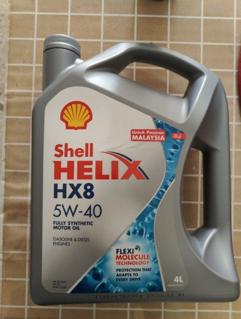 Shell Helix HX8 5W-40 Fully Synthetic Oil, Auto Accessories on Carousell