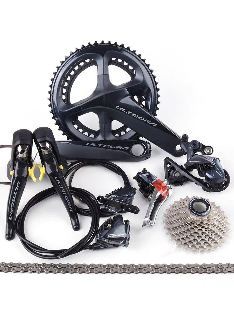 Shimano Ultegra R8020 Full 11 Speed Mechanical Hydraulic Disc Brake Groupset complete 2x11 ...
