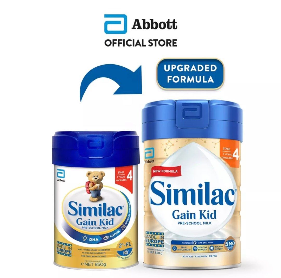 Similac Stage 4 Formula Milk 850g, Babies & Kids, Nursing & Feeding ...