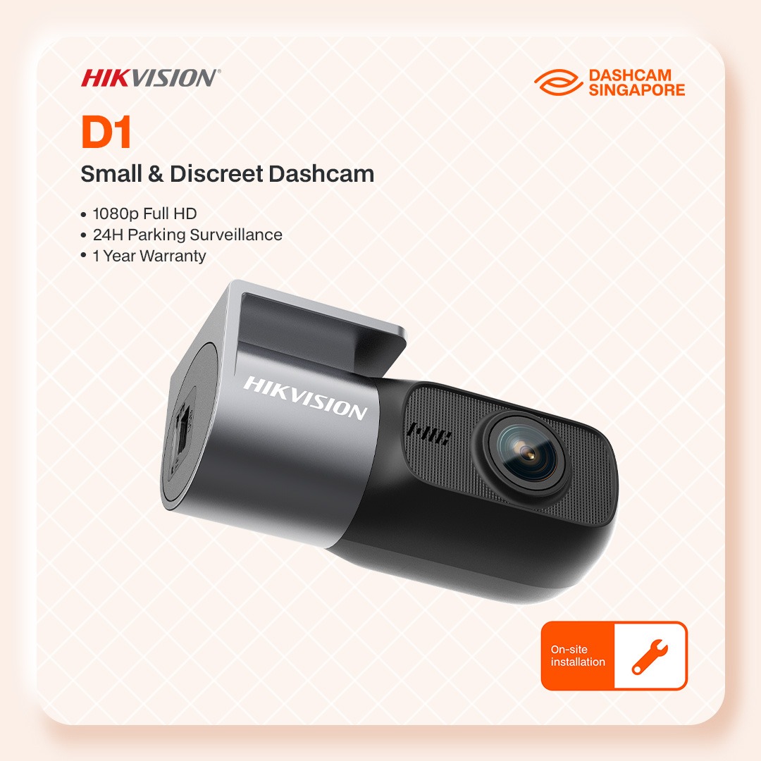 Simple Dashcam (Front only) | HikVision D1 | Small & Discreet Design ...