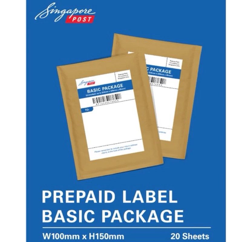Singpost tracked letter box prepaid label, Everything Else on Carousell
