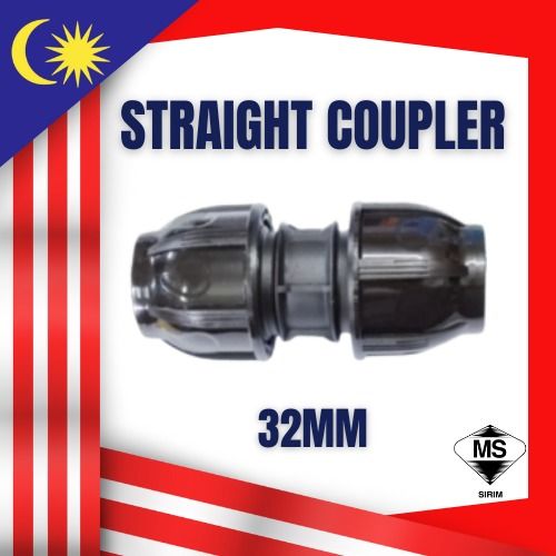 (SIRIM) STRAIGHT COUPLER POLY PIPE CONNECTOR SOCKET PEMYAMBUNG POLI SC ...