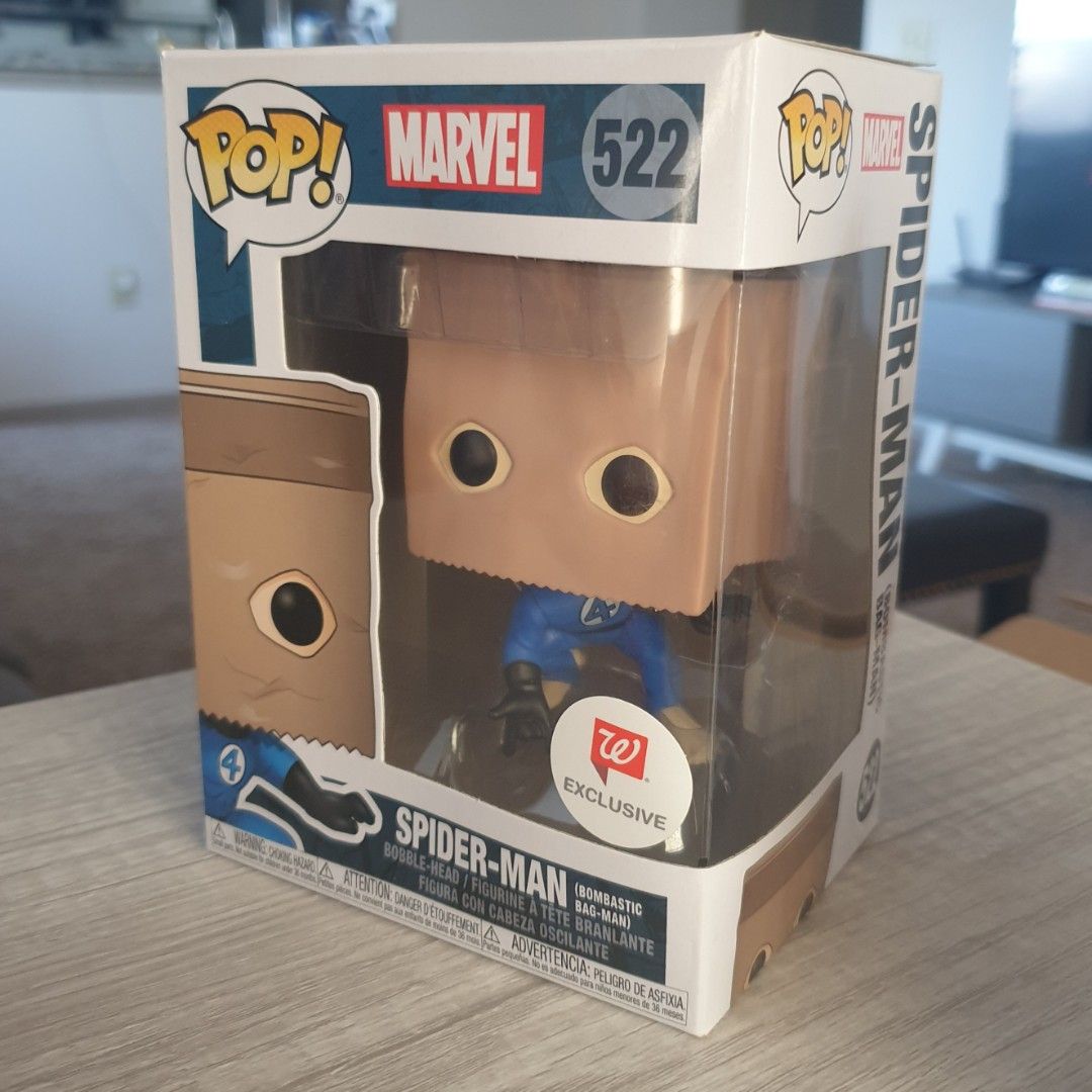 SPIDER-MAN BOMBASTIC BAG-MAN Walgreens Exclusive Funko Pop, Hobbies ...