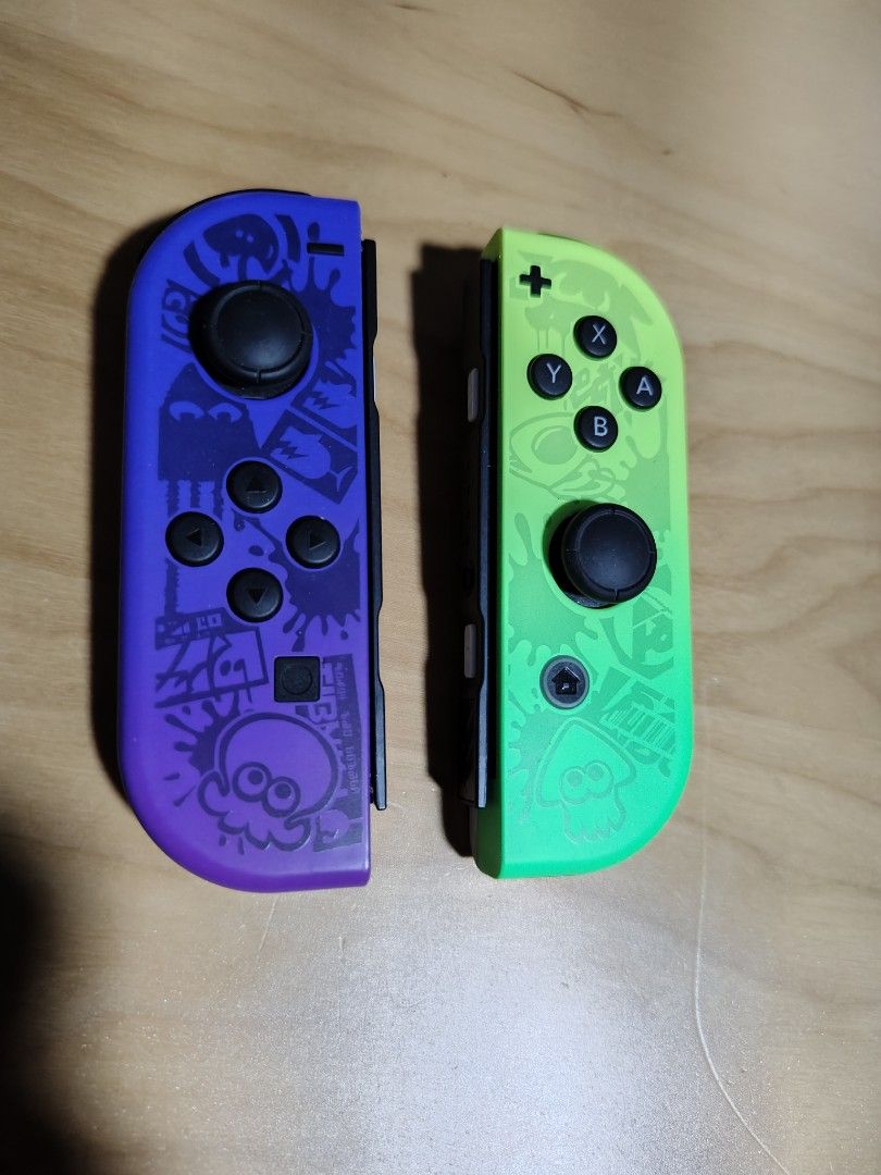 Splatoon Authentic switch joycon (reshell/custom shell) - nintendo joy ...