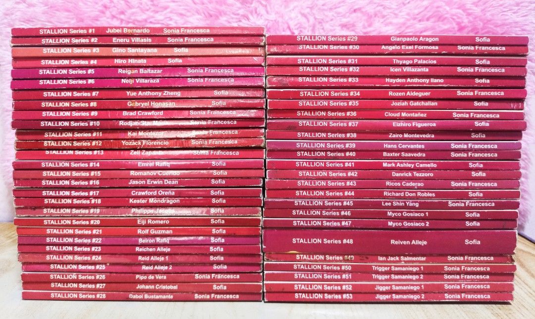 STALLION SERIES COMPLETE SET BOOK 1-53 By: Sonia Francesca & Sofia ...