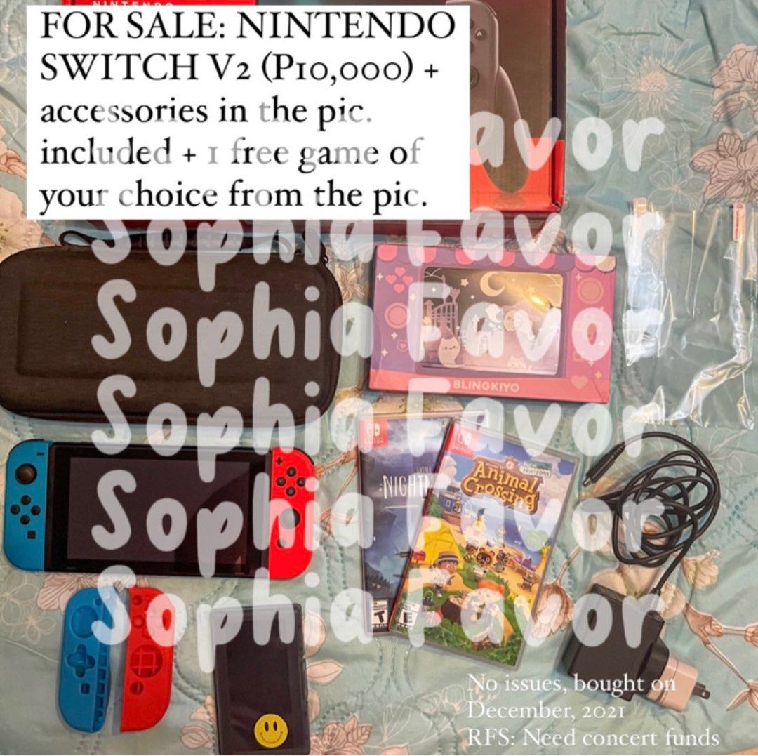 Steal Price Nintendo Switch V2 Lots Of Freebies Video Gaming Video Game Consoles Nintendo